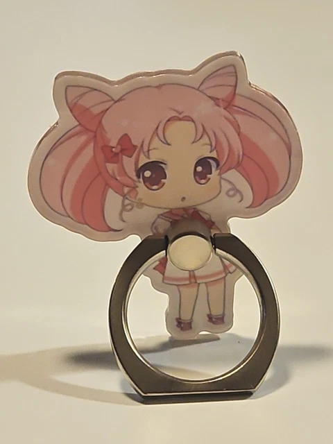 KAWAII SAILOR MOON Chibiusa Adhesive Cell Phone Finger Ring Holder ...