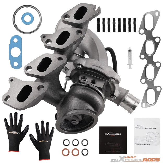TURBO TURBOCHARGER KIT For Chevy Chevrolet Trax Cruze Sonic 1.4L Ecotec ...