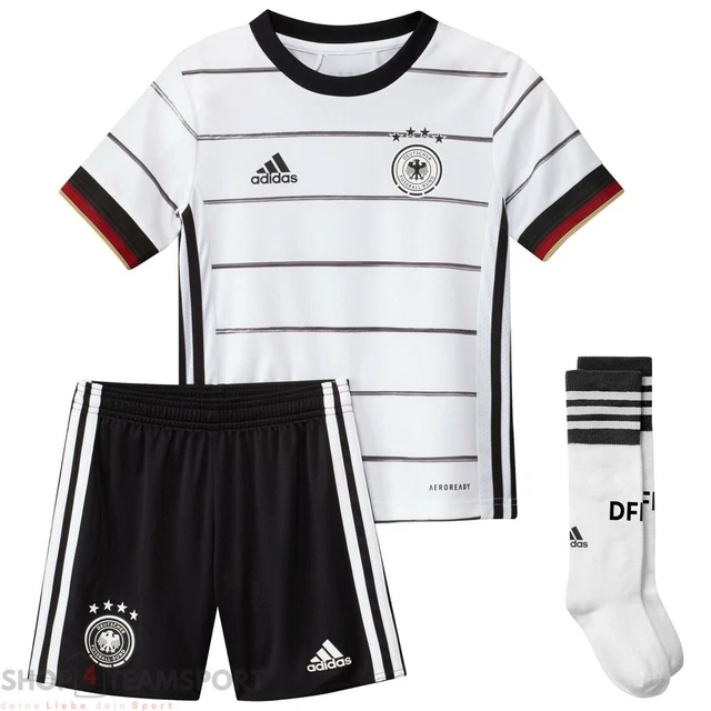 ADIDAS DFB DEUTSCHLAND Heim Kinder Minikit Trikot Short Stutzen EM 2020 ...