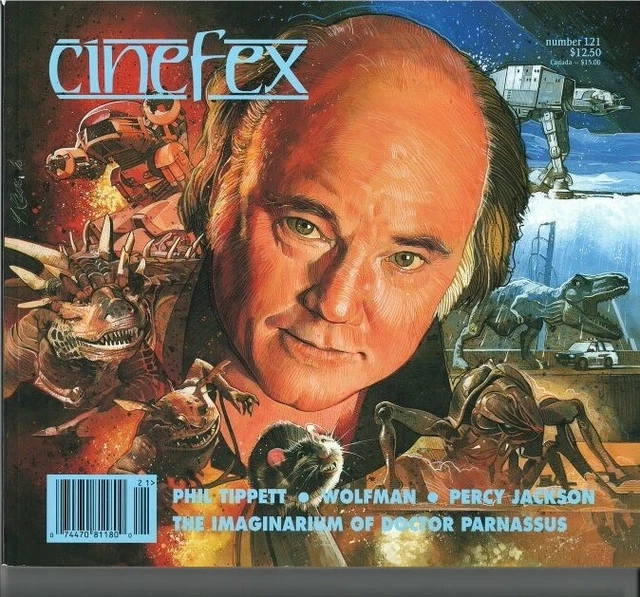 CINEFEX MAGAZINE NO. 121 - Phil Tippet, Wolfman, Percy Jackson ...