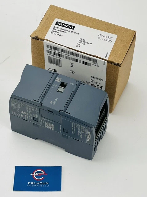 SIEMENS 6ES7 232-4HB32-0XB0 SIMATIC S7-1200 Analog Output Module *READ ...