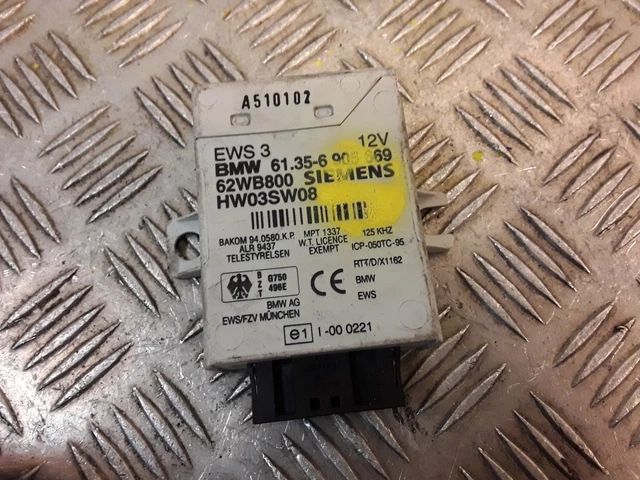 BMW E46 EWS III Immobiliser Control Module Unit for 3 Series E46 OEM ...