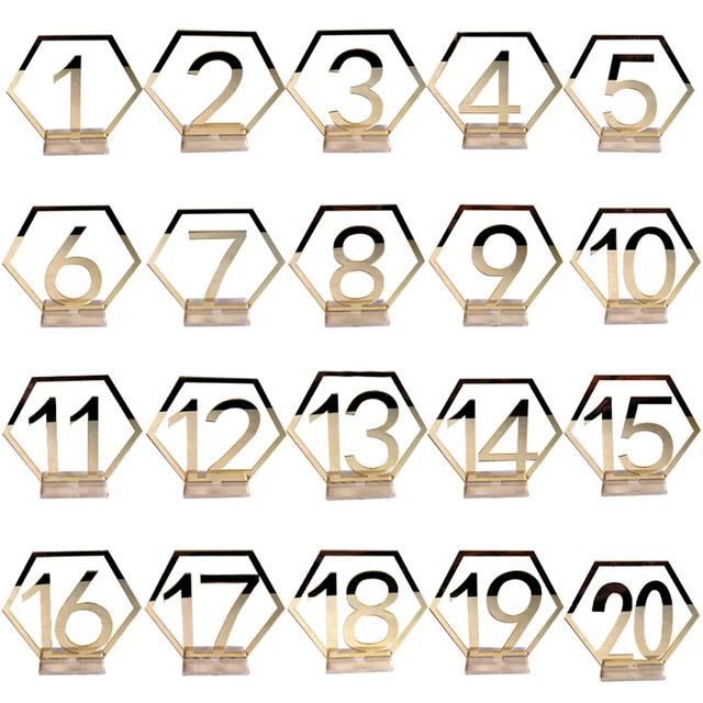 NUMERO TAVOLO MATRIMONIO numeri tabella display supporto reception ...