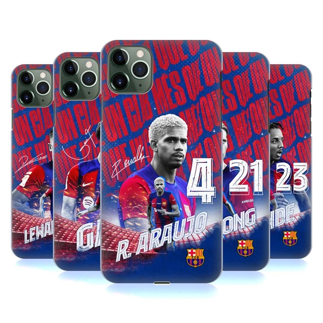 OFFICIAL FC BARCELONA 2023/24 FIRST TEAM HARD BACK CASE FOR APPLE ...