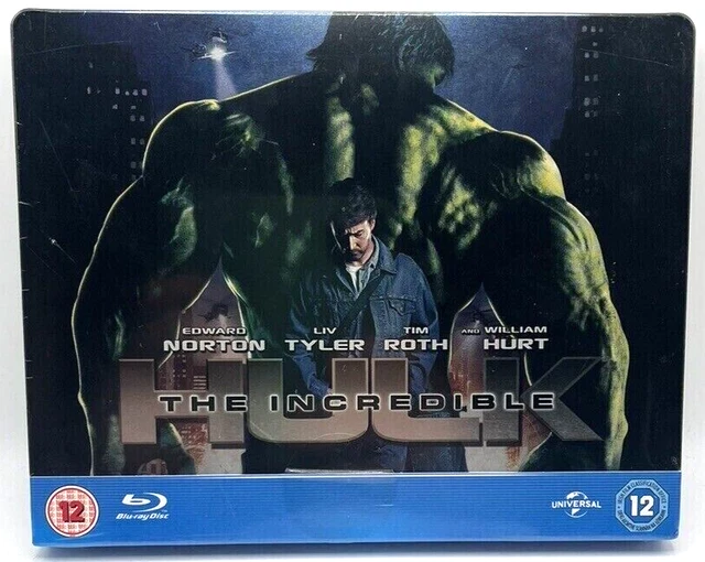 THE INCREDIBLE HULK - Limited Edition Steelbook Blu Ray - Region B ...