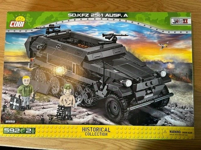 COBI 2552 SD.KFZ.251/1 Ausf. A Halbkettenfahrzeug Tank Panzer WW2 WK2 ...
