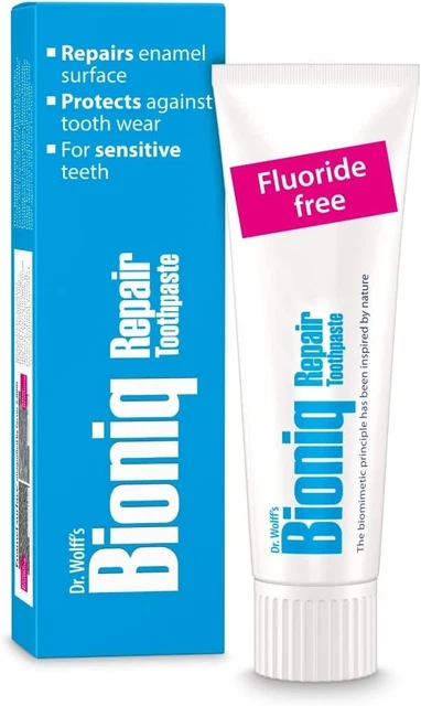 DR. WOLFF'S BIONIQ Repair Toothpaste 75Ml | Fluoride Free Toothpastes ...