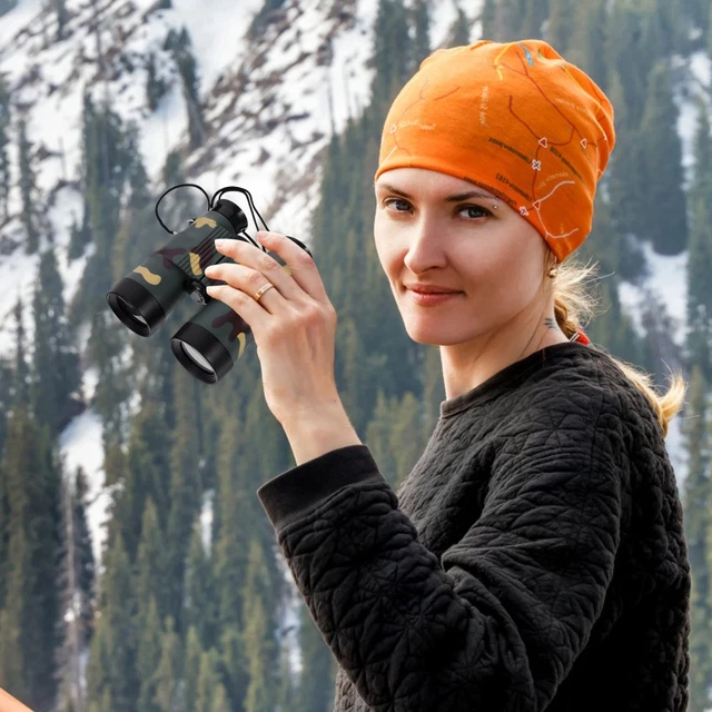 OUTDOOR TELESCOPE TRAVEL Binocular Adults Mini Telescope Handheld ...