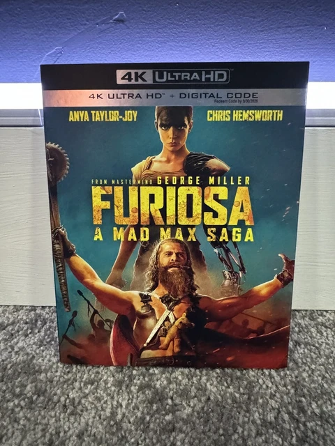 FURIOSA A MAD Max Saga 4K UHD Blu-ray BRAND NEW w/ Slipcover $25.00 ...