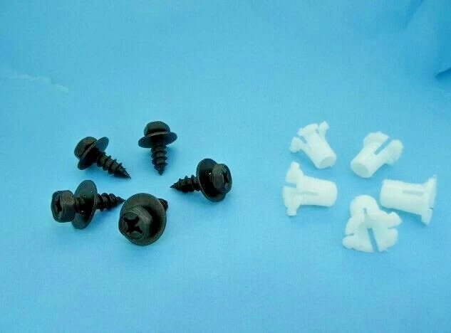 FIT HYUNDAI FRONT Bumper Plastic Clips Grommet Expanding Nut & Screws £ ...