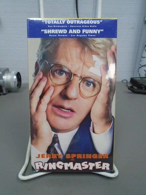 RINGMASTER VHS VIDEO Movie, Jerry Springer, Jaime Pressly, Wendy ...