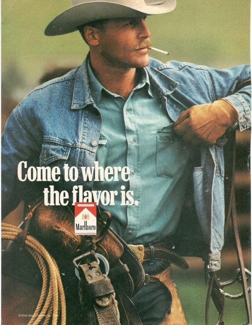 MARLBORO FILTER COWBOYS D'Origine Publicité'Cigarettes $36.36 - PicClick CA