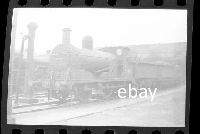 ORIGINAL 35MM NEGATIVE OF BR LMS STEAM LOCO 52459 c1960 £3.99 - PicClick UK