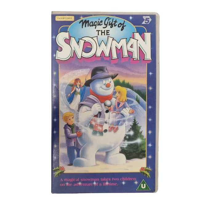 VHS MOVIE MAGIC Gift of the Snowman Animation Video Cassette Tony Ali ...