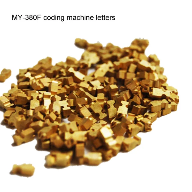 MY-380F CODER LETTER R/T Type Date Coding Machine 0-9/A-Z Customized ...