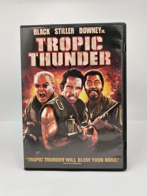 TROPIC THUNDER (DVD, Widescreen, 2008) Ben Stiller, Robert Downey Jr ...