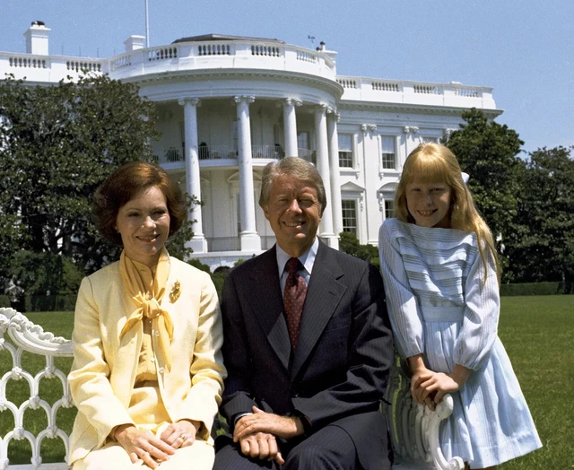 PRESIDENT JIMMY CARTER and Rosalynn and Amy Carter Photo 5x7 £7.88 ...