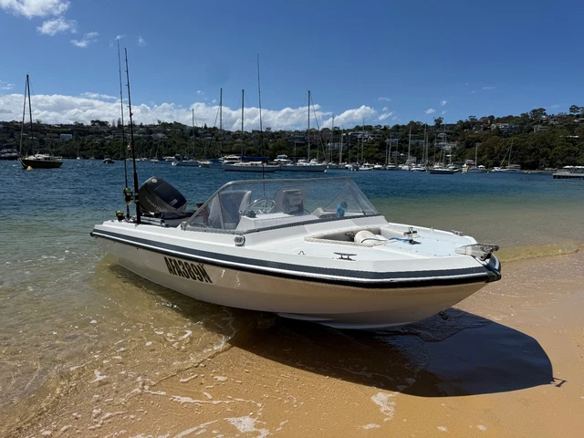 PRIDE 14FT RUNABOUT Boat With 40hp Tohatsu $4,900.00 - PicClick AU