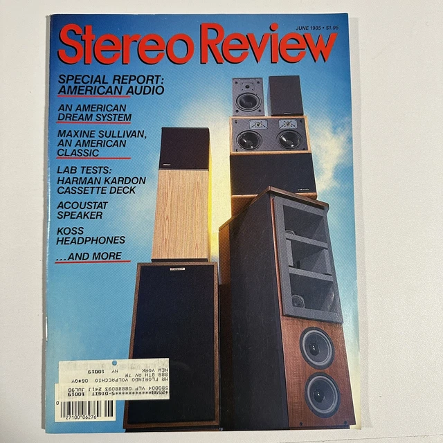 VINTAGE STEREO REVIEW Magazine June 1985 Audiophile Video American ...