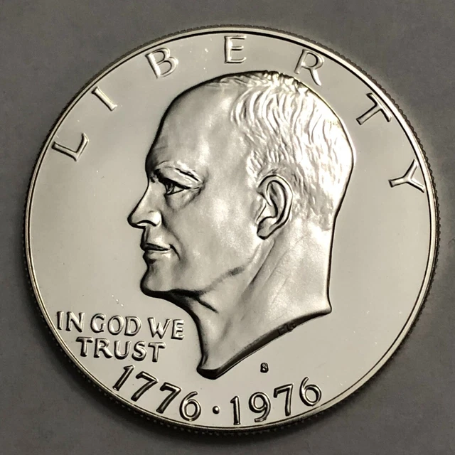 1776-1976S 40% SILVER PROOF bicentennial Eisenhower dollar. Pf IKE $ #@L $15.65 - PicClick