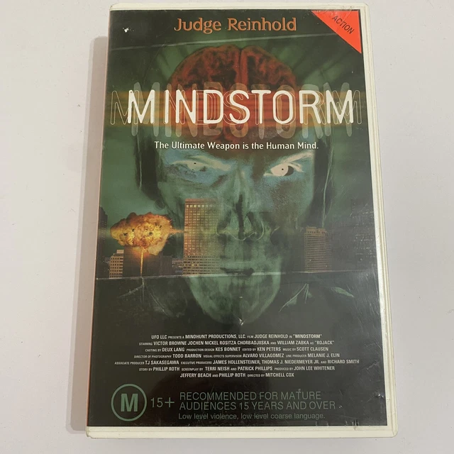 MINDSTORM (VHS, 2001) Sci-Fi Action Horror Movie Video Tape Rare 2000s ...