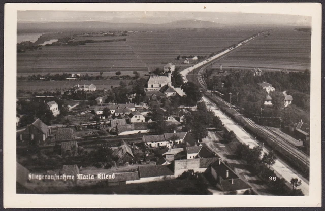 21173 MARIA ELLEND Fliegeraufnahme 1943 Bezirk Bruck an der Leitha EUR ...