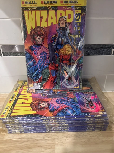 1-1993 WIZARD GUIDE To Comics Magazine Sealed/ Includes Insert Cards ...