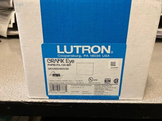 LUTRON (PHPM-PA-120-WH) GRAFIK Eye Phase-Adaptive Power Module GRX3000 ...