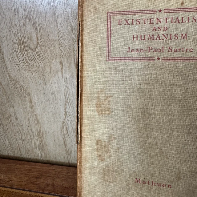 JEAN-PAUL SARTRE EXISTENTIALISM and Humanism 1st English Edition 1948 £ ...