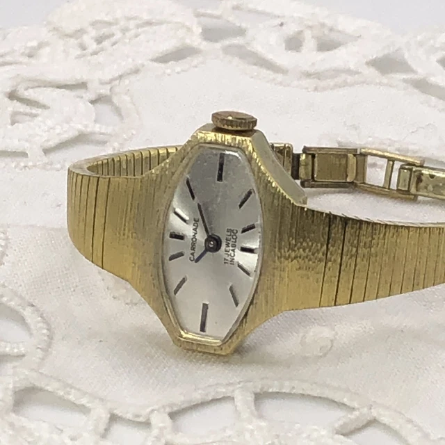 LADIES VINTAGE ROTARY Watch 17 Jewels Incabloc Swiss Made glav 10m Gold Plated £23.99 - PicClick UK