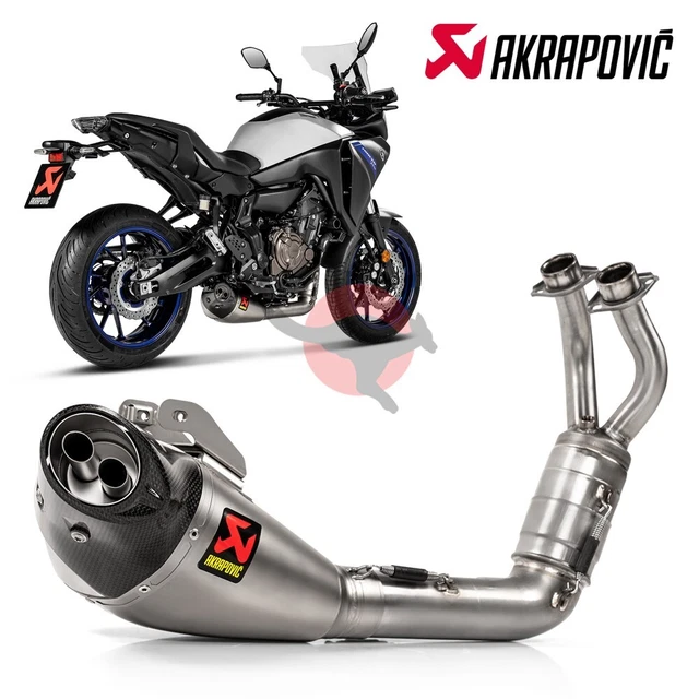 POT D'ÉCHAPPEMENT COMPLET [AKRAPOVIC] Racing Line Yamaha Tracer 7 /Gt ...