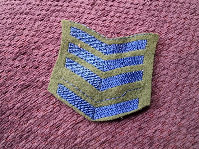 WW2 ORIGINAL AUSTRALIAN Army Felt Embriodered Service Stripes 4 $25.00 ...