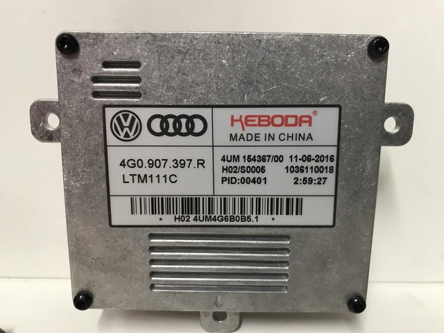 ORIGINAL AUDI KEBODA 4G0907397R Xenon ECU Headlight LED Daytime Running ...