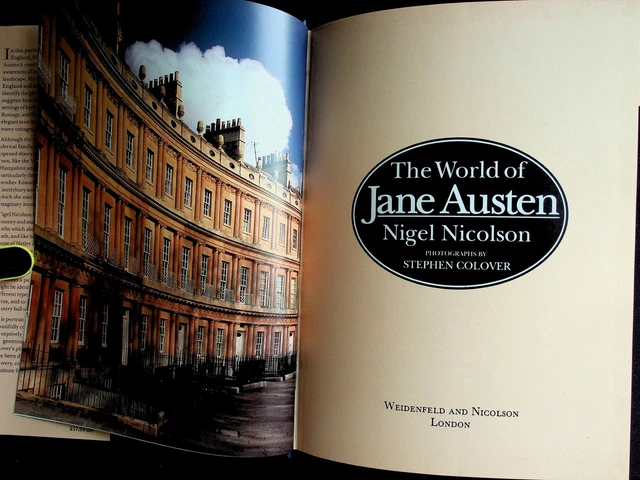 NIGEL NICOLSON / The World of Jane Austen 1ère édition 1991 EUR 17,02 ...