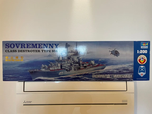 PLASTIK-MODELLBAUSATZ 1:200 TRUMPETER 03612 SOVREMENNY CLASS DESTROYER ...