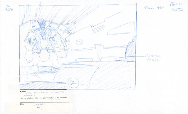 TEENAGE MUTANT NINJA Turtles TMNT Original Production Animation ...