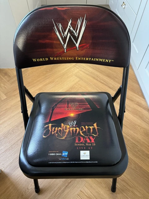 WWE JUDGMENT DAY 2002 sedia ad anello RARA! Poster PPV di Nashville WWF ...