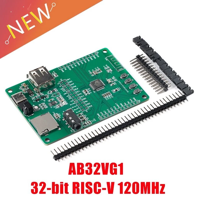 32-BIT RISC-V CORE MCU Microcontroller AB32VG1 5V 120MHz Development ...