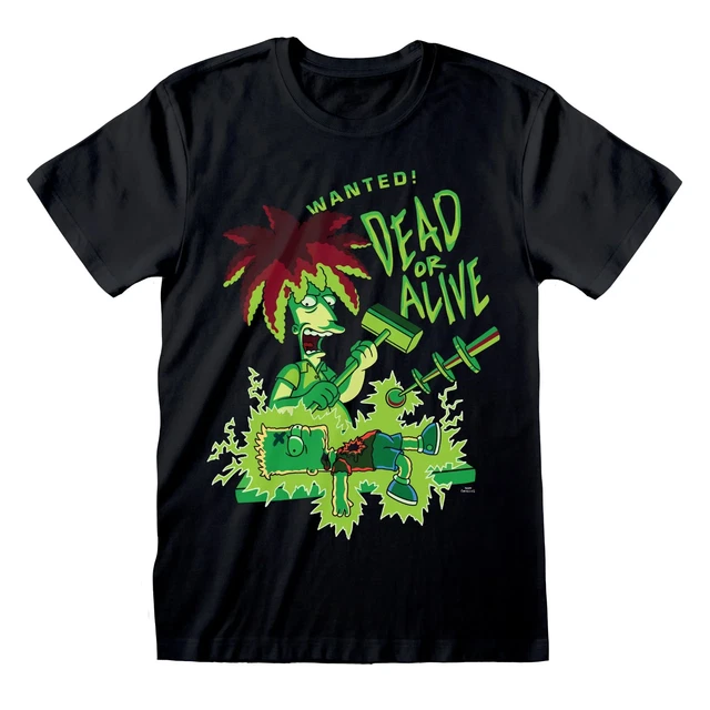 SIMPSONS SIDESHOW BOB Dead Or Alive Unisex T-Shirt £18.30 - PicClick UK