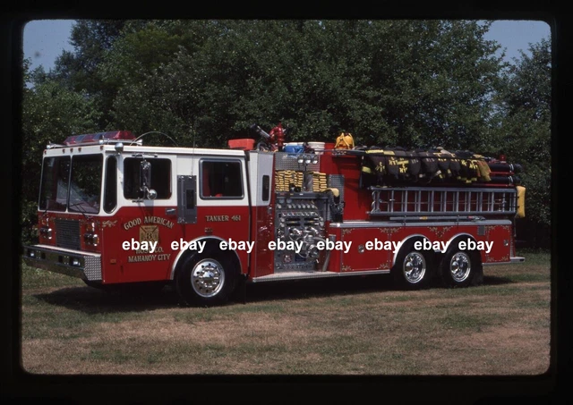 MAHANOY CITY PA 1987 KME pumper tanker Fire Apparatus Slide $6.87 ...