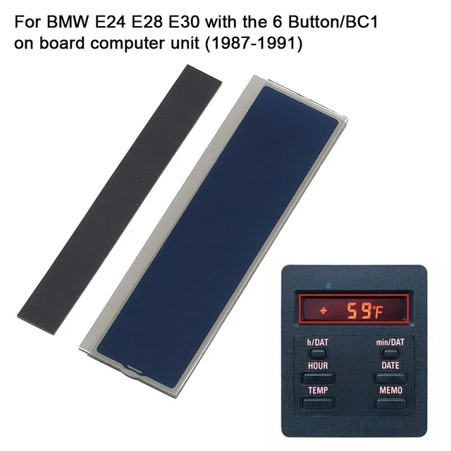 POUR BMW E24 E28 E30 LCD Display Board Ordinateur BC1 62131377803 ...