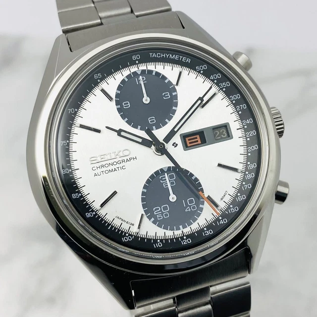 SEIKO 5 SPORTS speed timer day/date white x black dial automatic men's ...