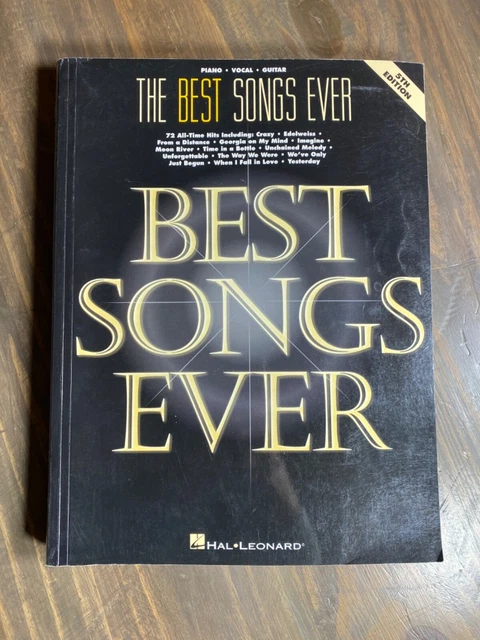 EZ PLAY TODAY THE BEST SONGS EVER Songbook Organ Piano 5th Edition Hal ...
