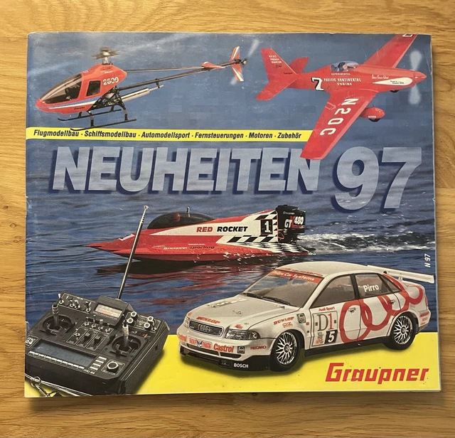 ALTER GRAUPNER MODELLBAU Prospekt N97 * 1997 * Flugzeuge * Schiffe ...