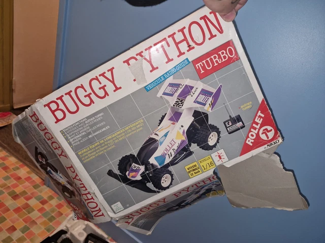 VINTAGE NIKKO BUGGY Python TURBO RC 80's Guided Radio Rare £66.29 ...