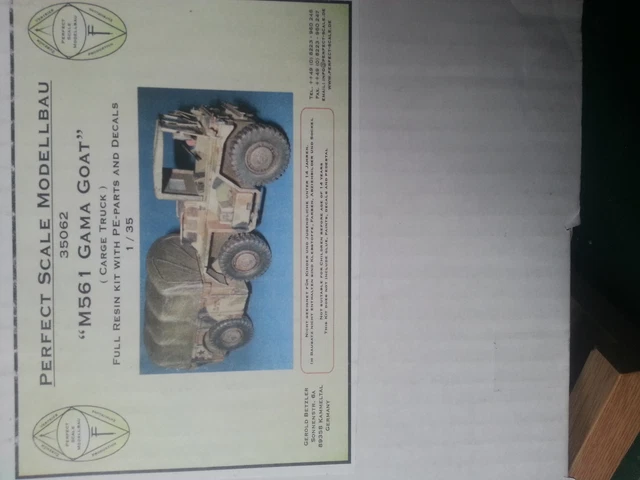 1/35 PERFECT SCALE modellbau m561 gamma goat £115.12 - PicClick UK