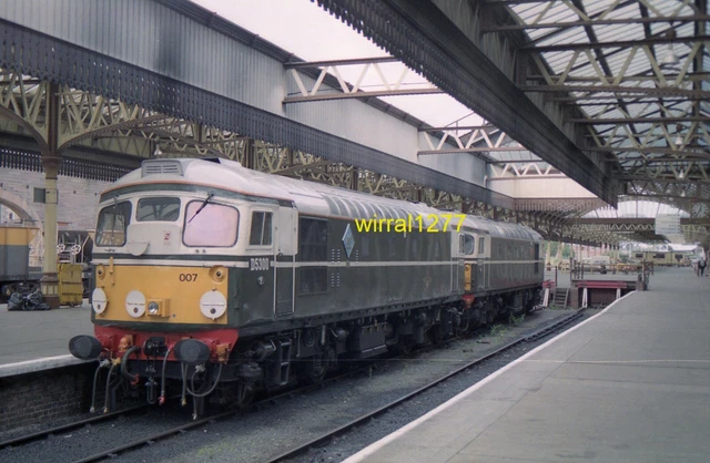 ORIGINAL RAILWAY PHOTOGRAPHIC negative Class 26 26007 at Perth (scratch ...