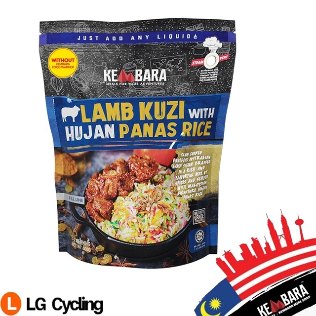SELF HEATING MEAL Kembara Halal Lamb Quzi with Rice 400g MRE Food $38. ...