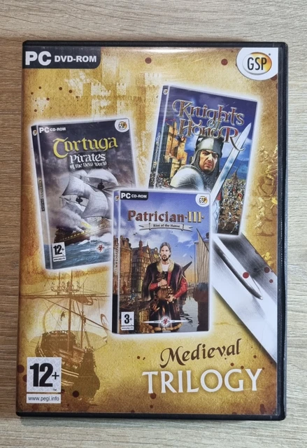 MEDIEVAL TRILOGY:TORTUGA-KNIGHTS OF Honor-Patrician Iii,Pc Dvd-Rom EUR ...
