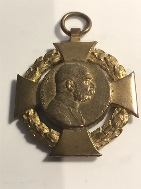 AUSTRO-HUNGARIAN PRE WW1 Jubilee Cross medal Franz Joseph I. 1848-1908 ...